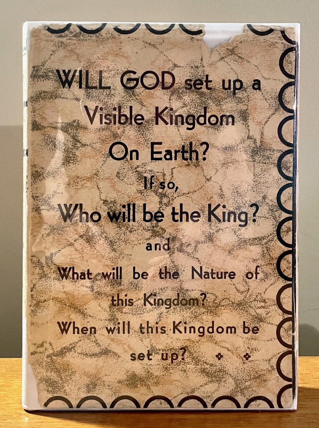 WILL GOD SET up a Visible Kingdom? Third Edition 1934 Pentecostal ...