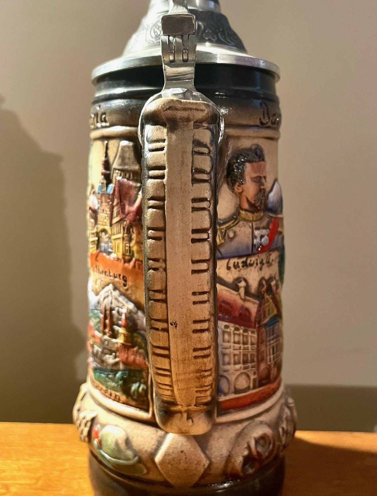 ZOLLER & BORN BAVARIAN Beer Stein Limited Edition Hand-crafted Hand ...