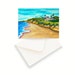 Ritz-carlton Bacara Santa Barbara Bluffs Watercolor Greeting Card Blank ...
