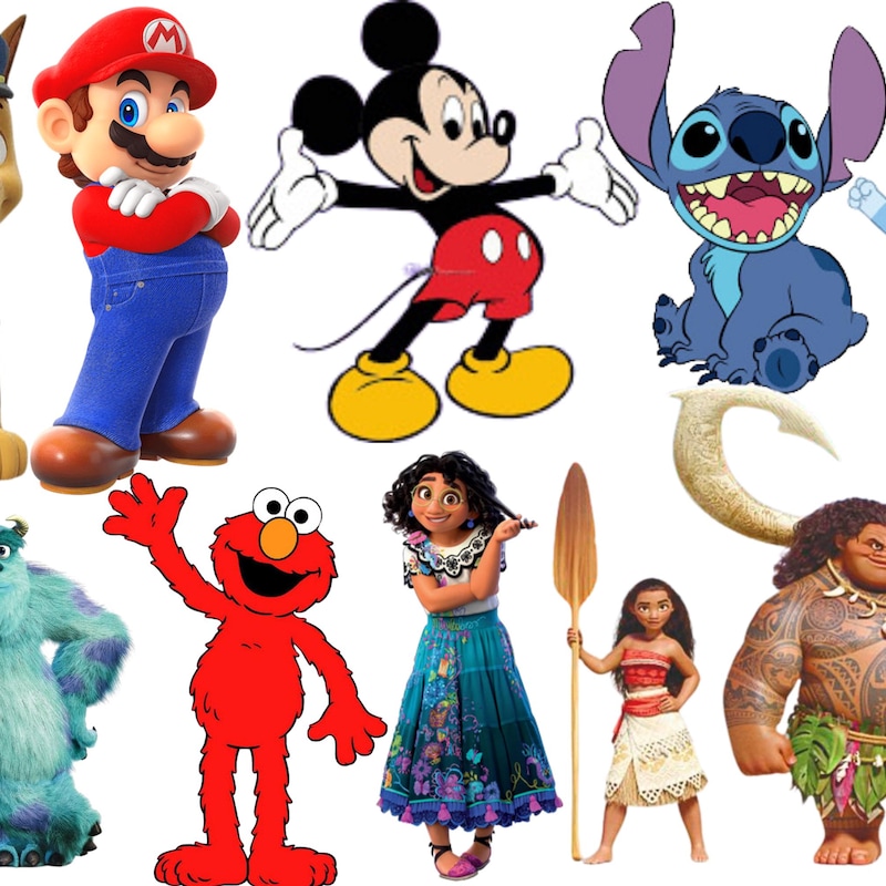 Character Cutout - Etsy