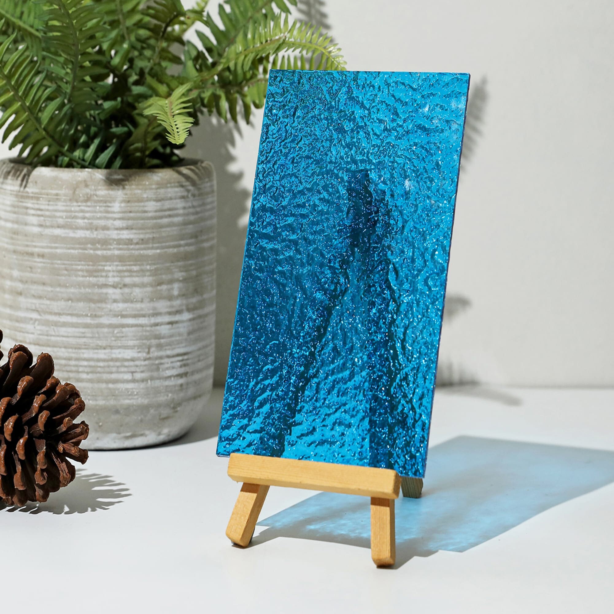 Blue Transparent Stained Glass Sheets for Craft 6x4 Inch - Etsy