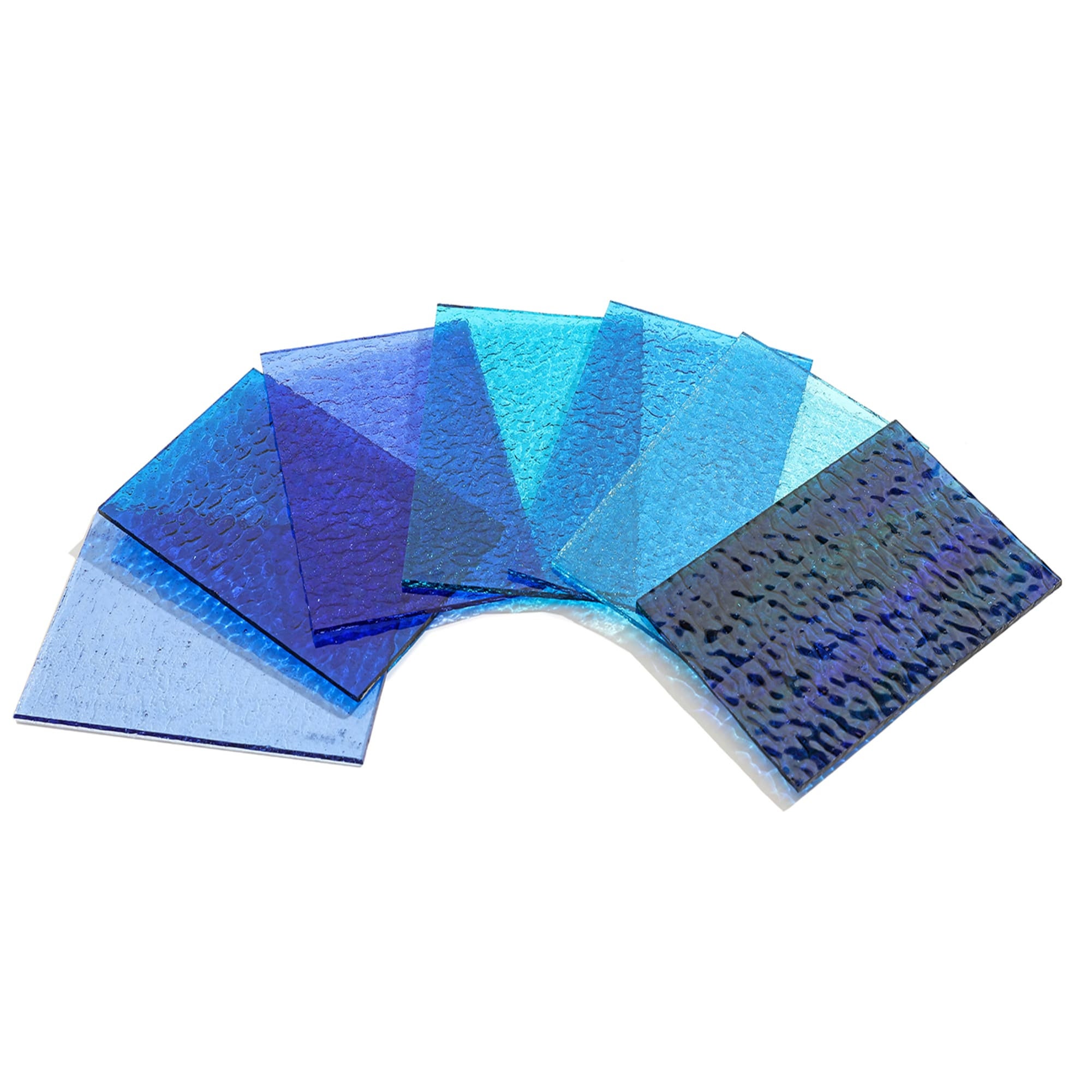 Blue Transparent Stained Glass Sheets for Craft 6x4 Inch - Etsy