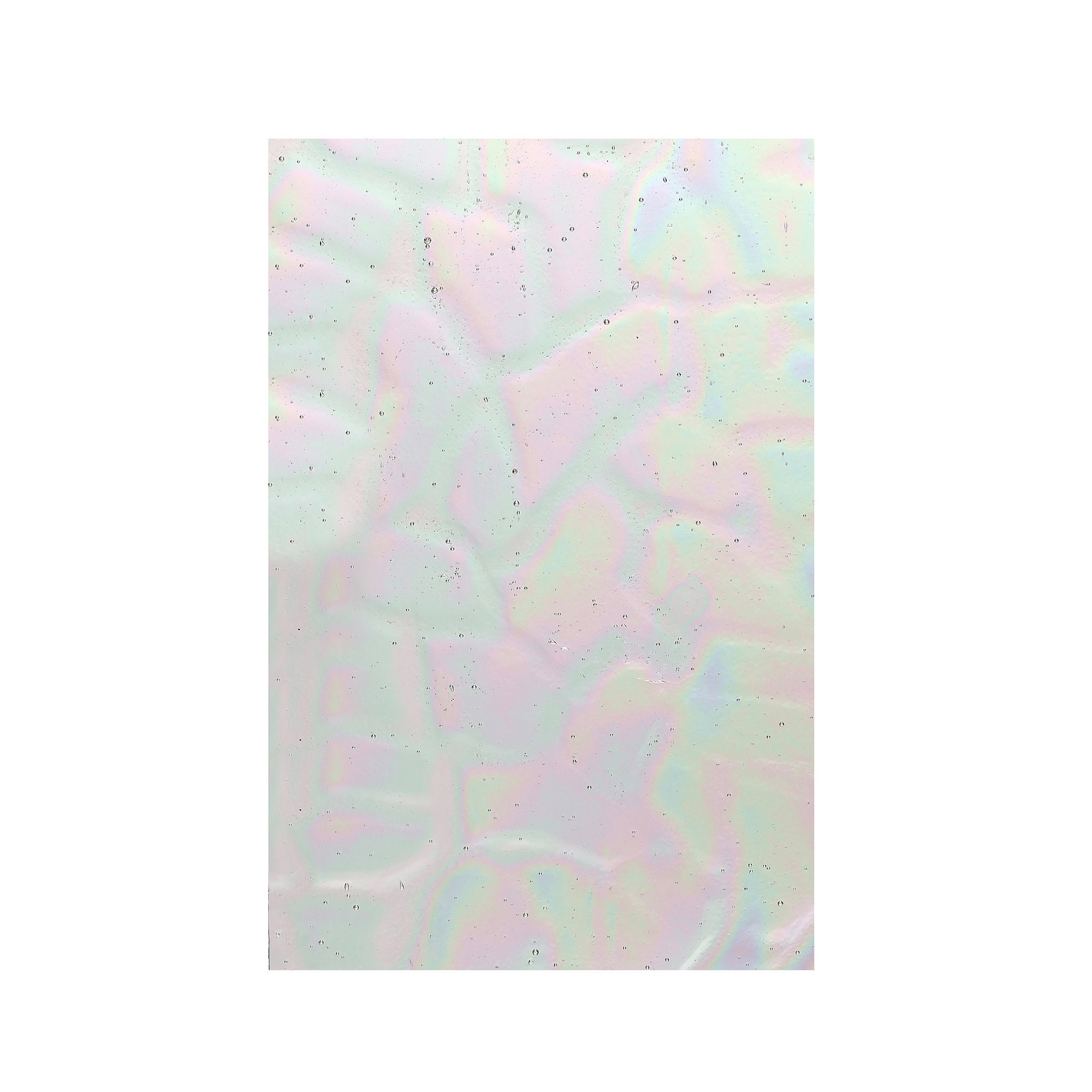 12 Sheets Iridescent Clear Textured Stained Glass Sheets 4x6 | Etsy