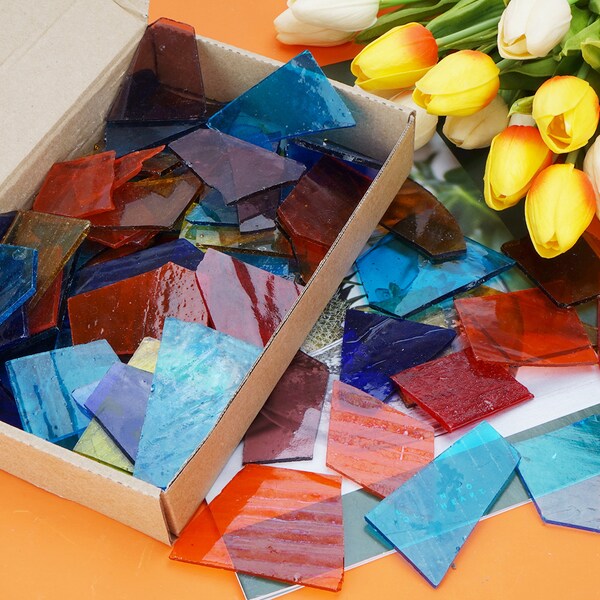 Stained Glass Pieces - Etsy