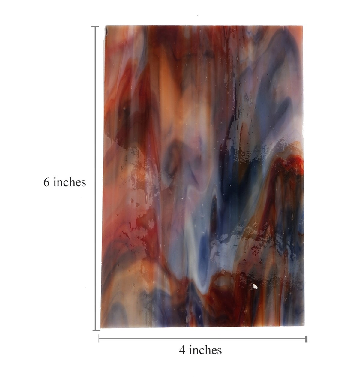 10 Sheets Variety Streaky Glass Packs Cathedral Stained - Etsy