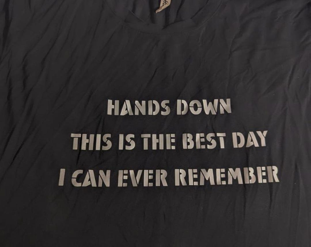 Hands Down T-shirt Dashboard Confessional Lyrics High-low Style Crew ...