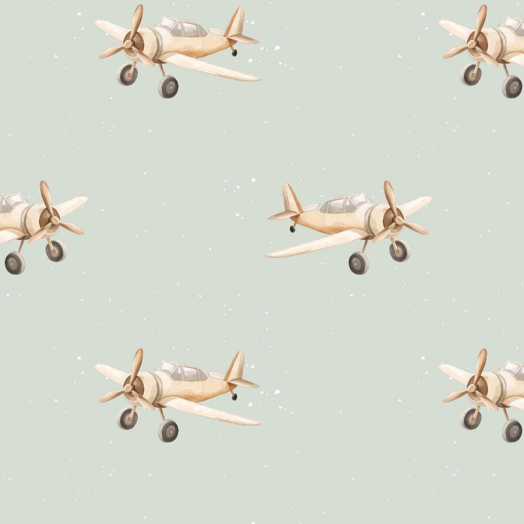 Airplane Seamless Pattern: Kids Fabric Design (digital Download) - Etsy