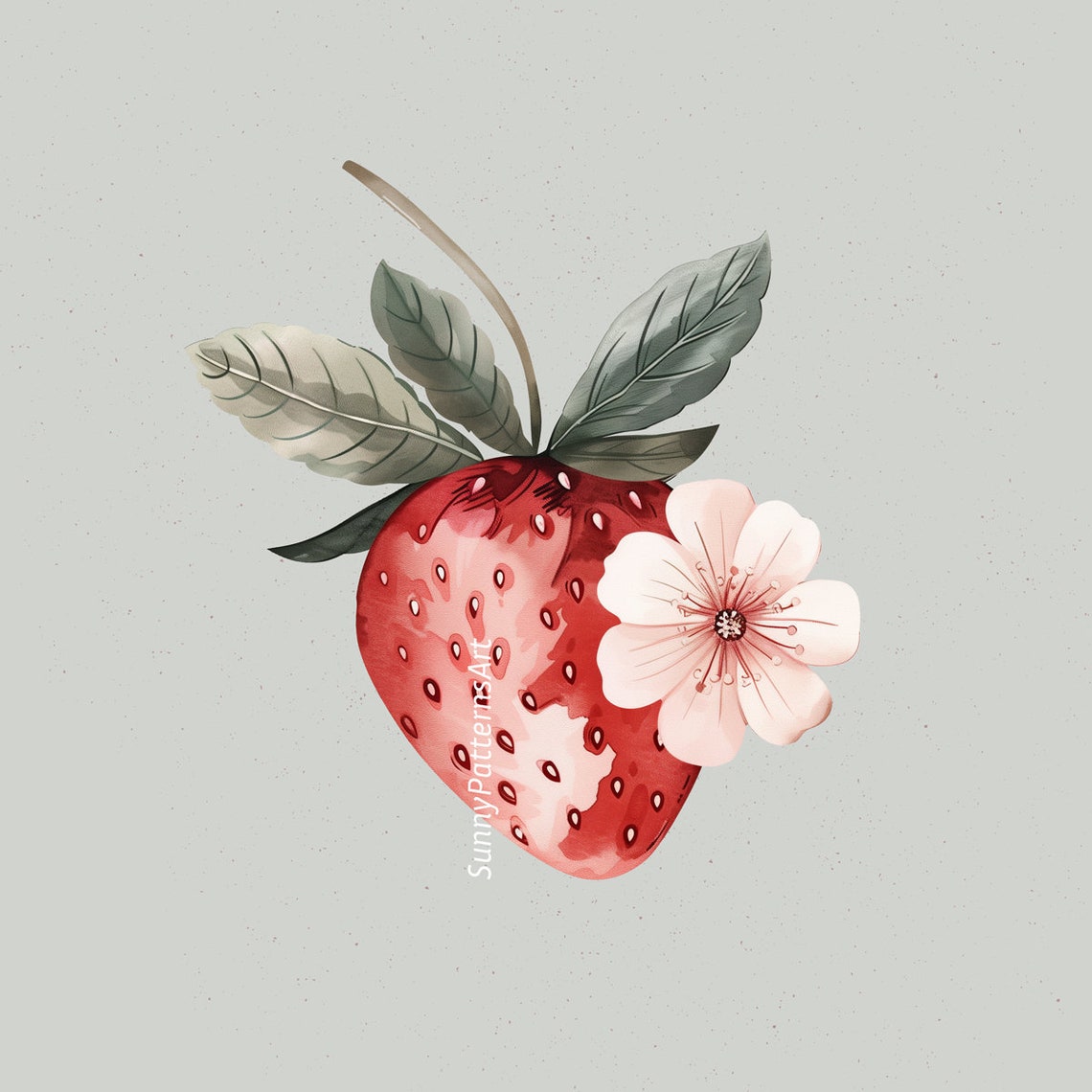 Strawberry PNG, Fabric PNG Sublimation File, Transfer, Heat Transfer ...