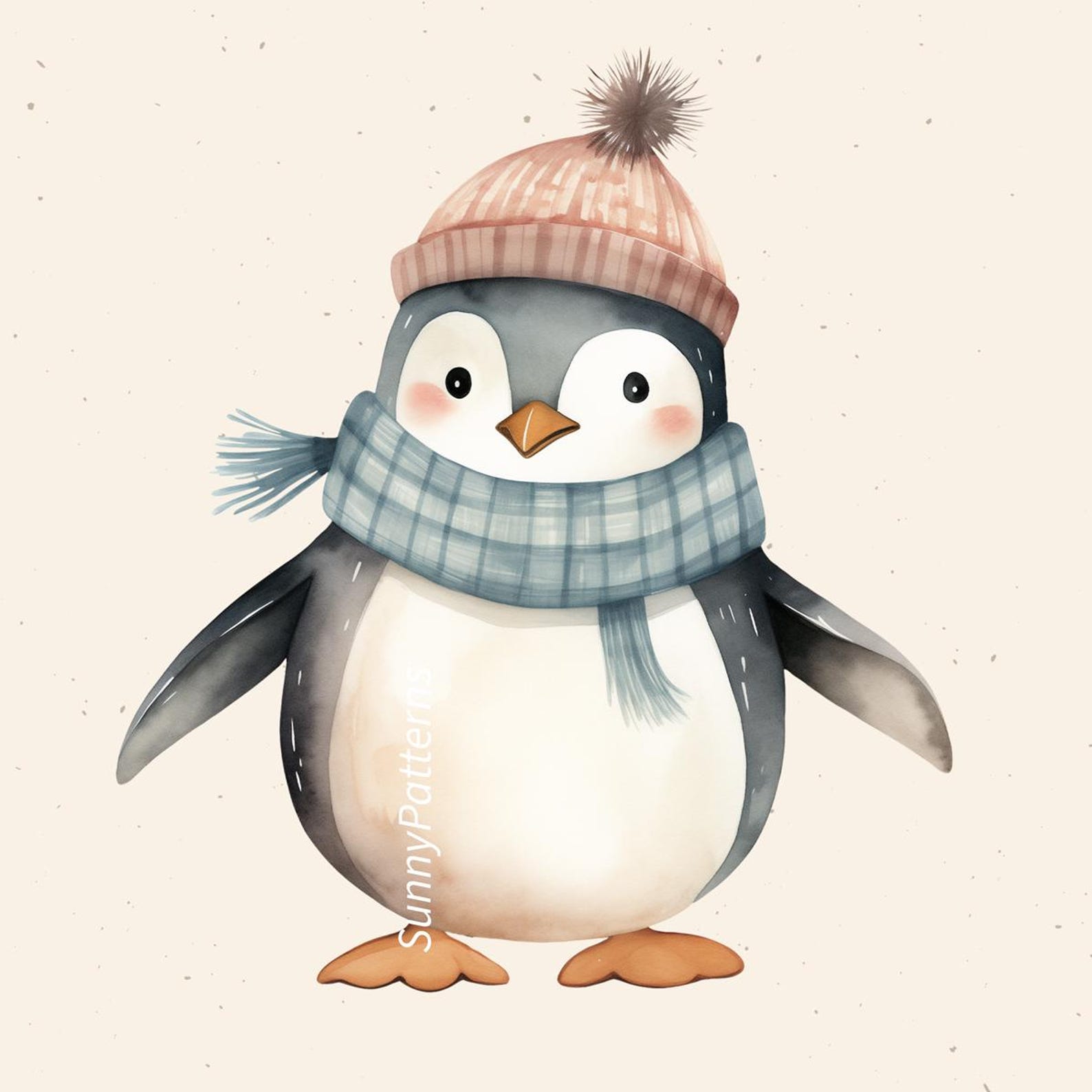 Penguin PNG, Fabric PNG Sublimation File, Transfer, Heat Transfer ...
