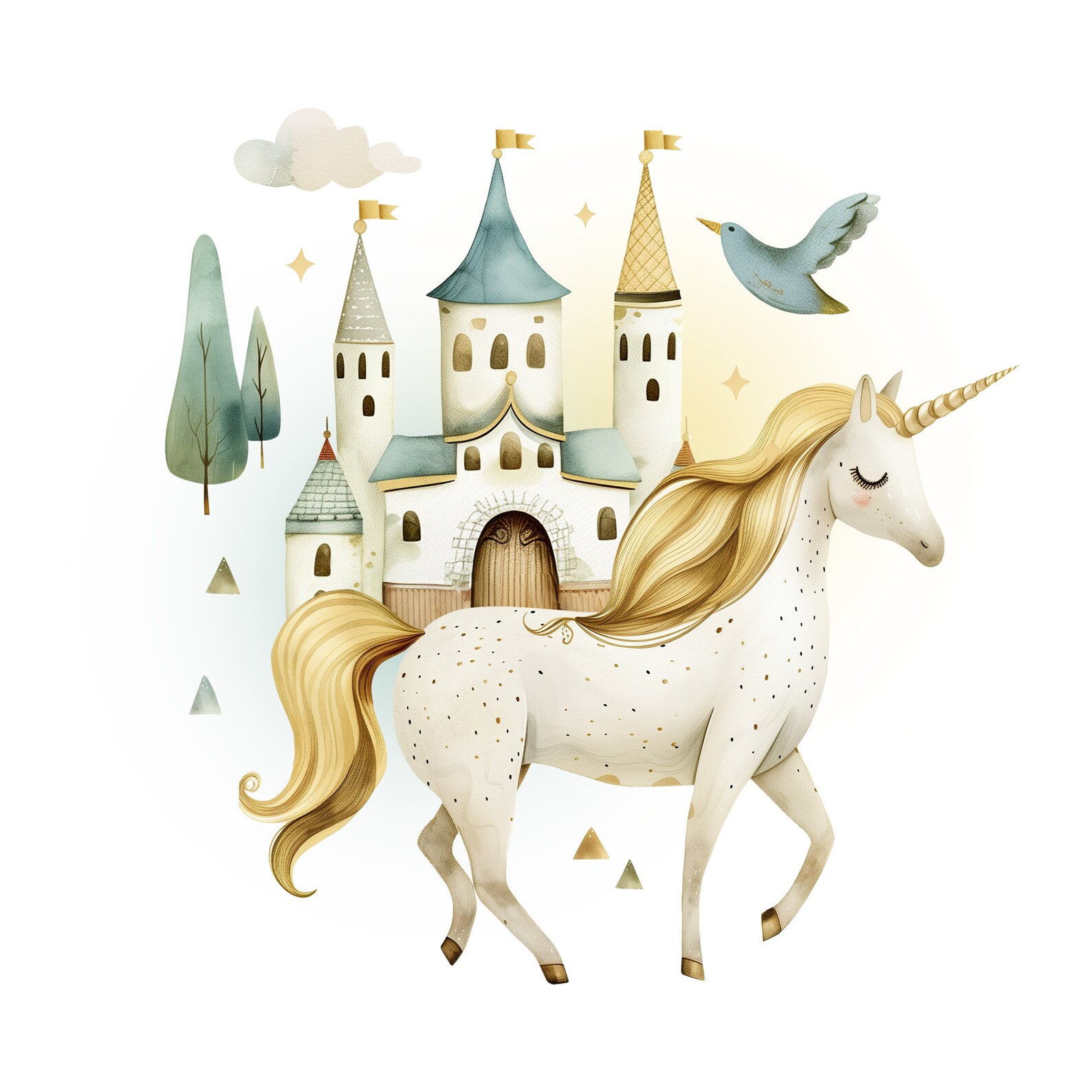 Unicorn Panel PNG, Fabric PNG Sublimation File, Transfer, Heat Transfer ...