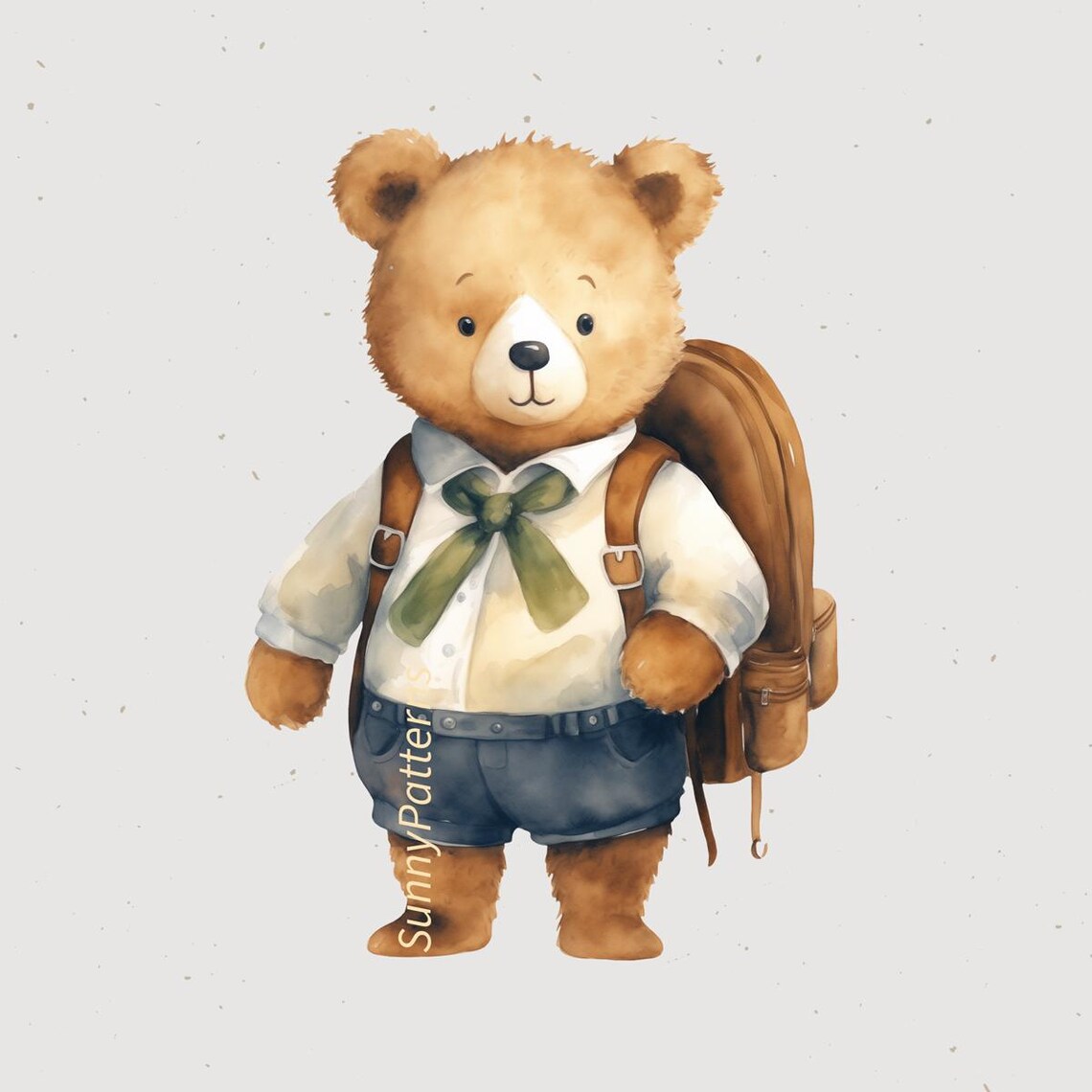 Back to School Bear PNG: Fabric Sublimation File - Etsy