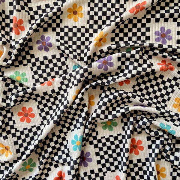 Checkered Fabric - Etsy