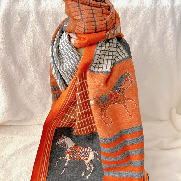 Horse Scarf - Etsy