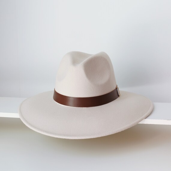 Sleek Wide Brimmed Fedora