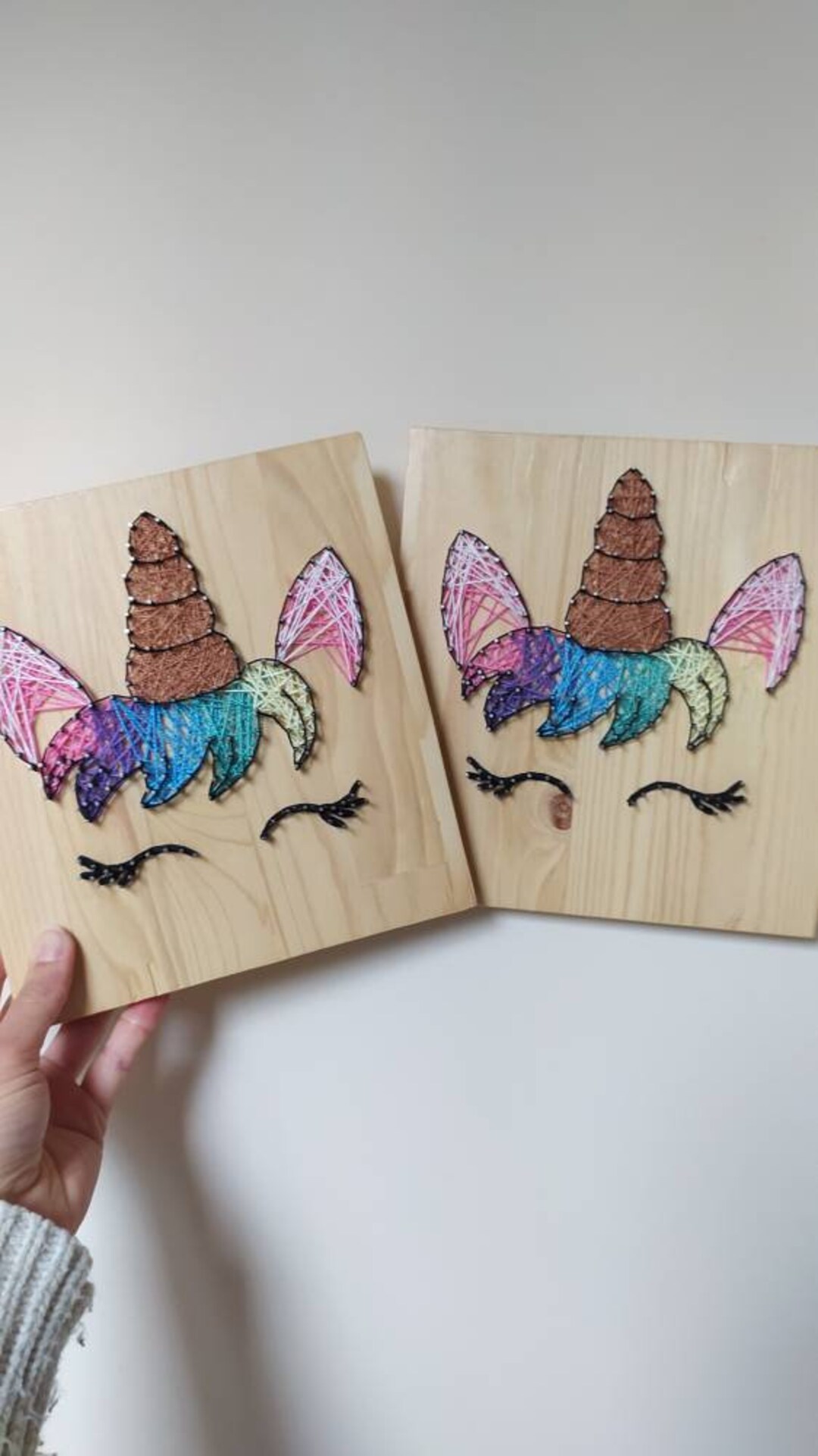 Wire Art Painting, Unicorn String Art, for Children, or Large Adults - Etsy