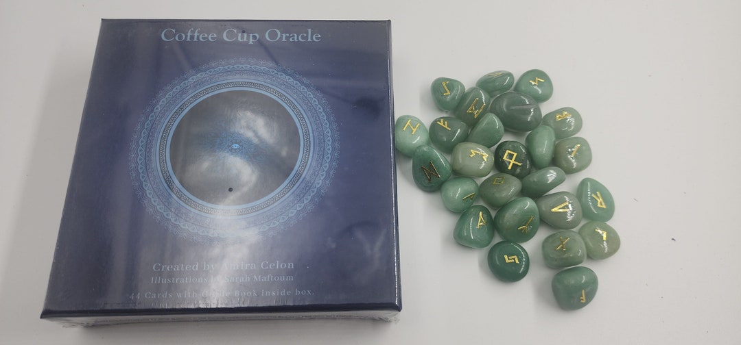 Coffee Cup Oracle Deck W/ Runes - Etsy