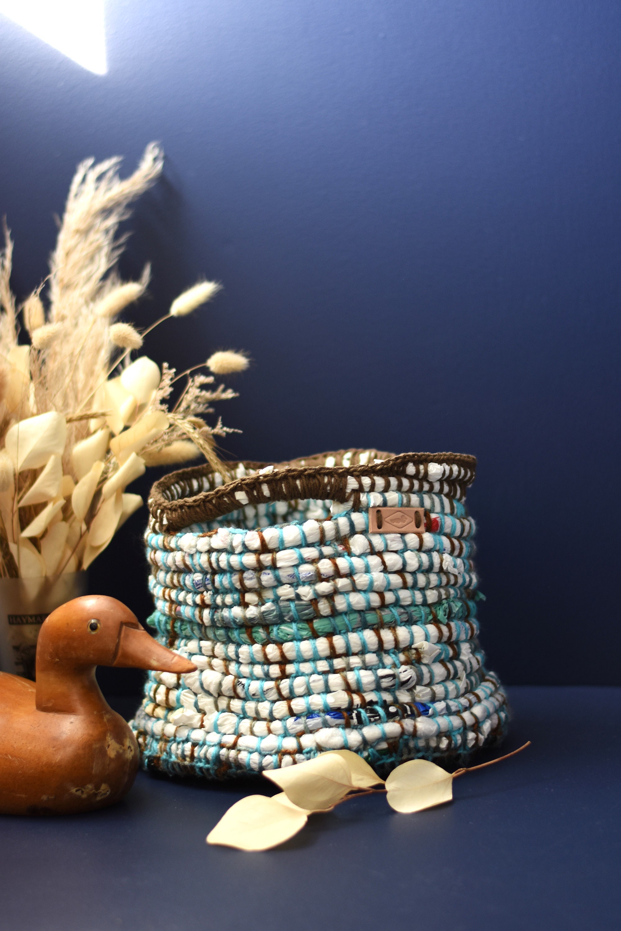 Handmade Baskets Made From Upcycled Plastic Bags - Etsy