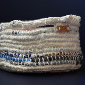 Handmade Baskets Made From Upcycled Plastic Bags - Etsy