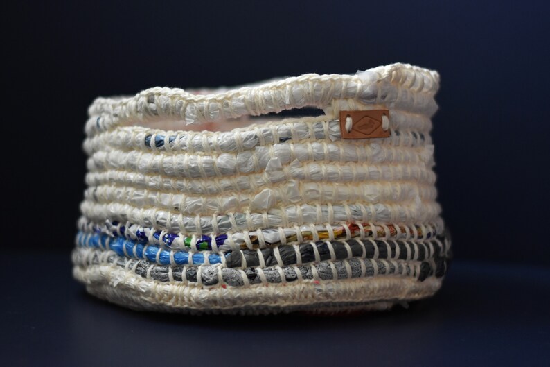 Handmade Baskets Made From Upcycled Plastic Bags - Etsy