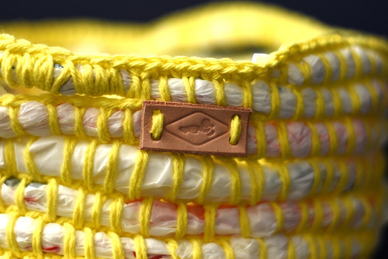 Handmade Baskets Made From Upcycled Plastic Bags - Etsy