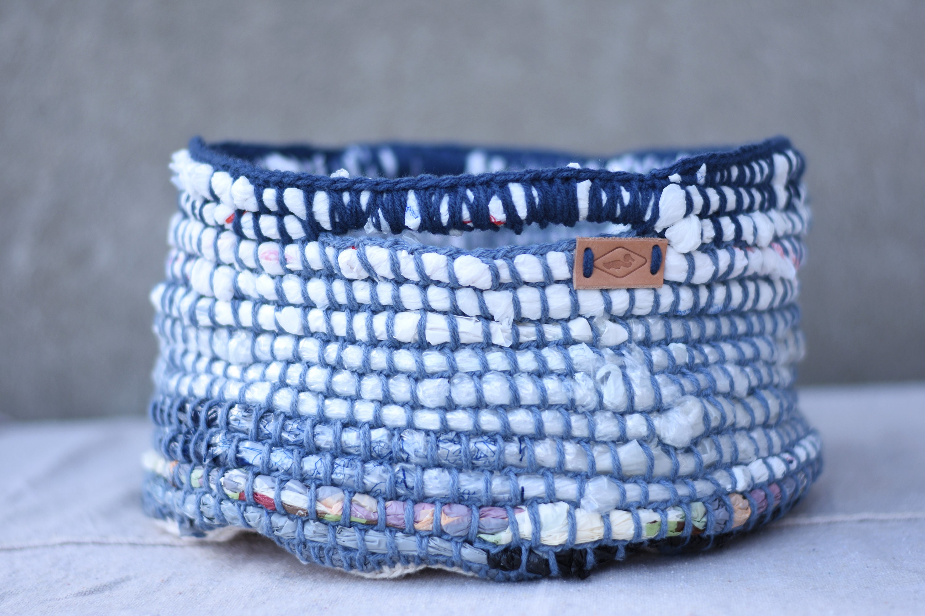 Handmade Baskets Made From Upcycled Plastic Bags - Etsy