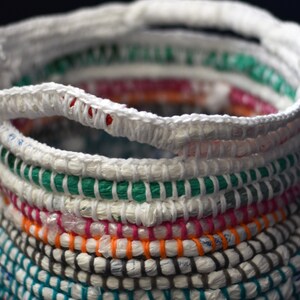 Handmade Baskets Made From Upcycled Plastic Bags - Etsy
