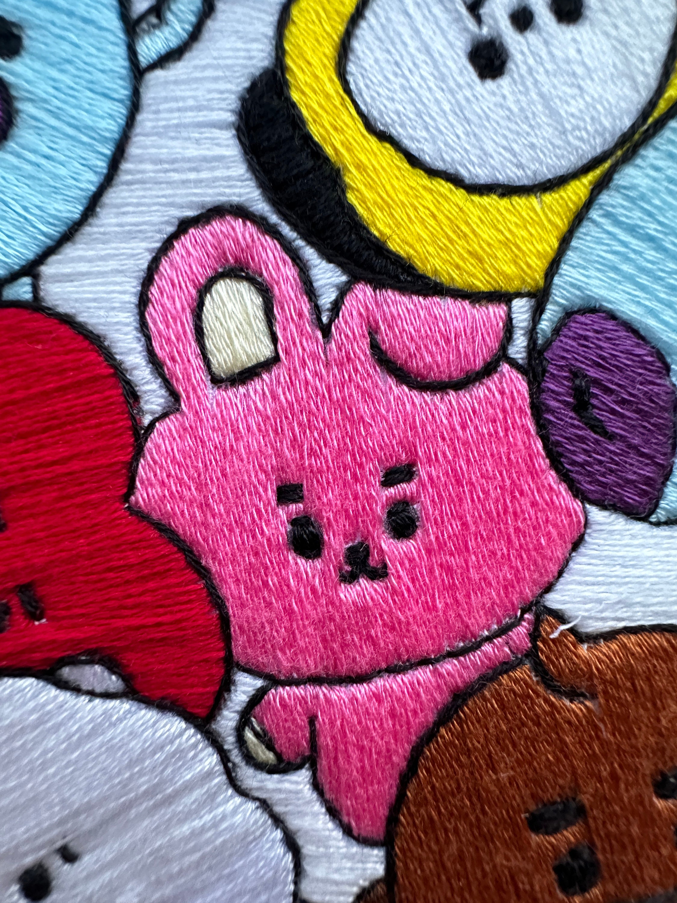 BT21 Square || BTS Embroidery Digital || BT21 Embroidery || Army ...