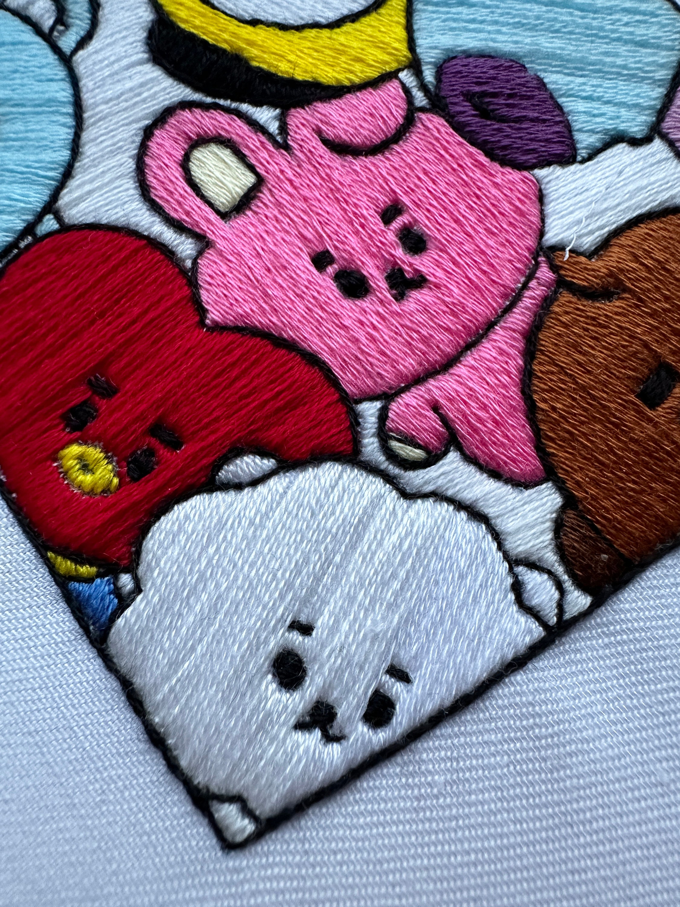 BT21 Square || BTS Embroidery Digital || BT21 Embroidery || Army ...