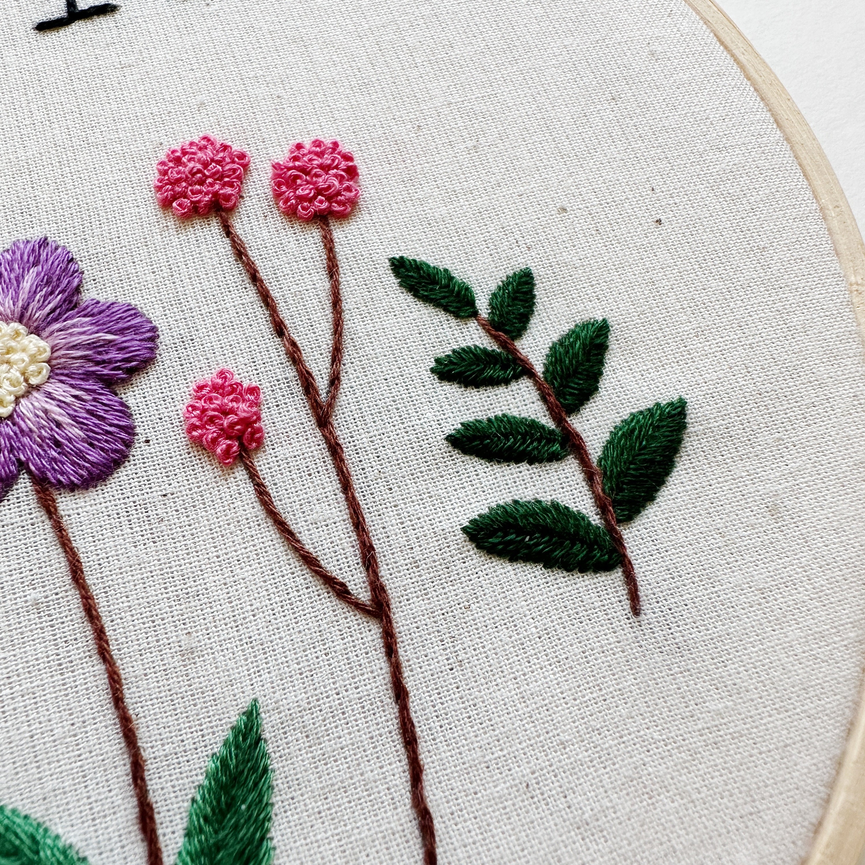 Embroidery Kit for Beginner || Floral Embroidery || Embroidery Pattern ...
