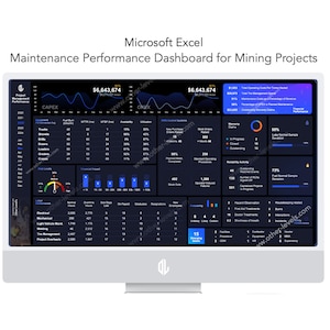 Maintenance Performance Dashboard for Mining Projects - Etsy
