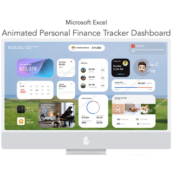 Animated Dashboard - Etsy