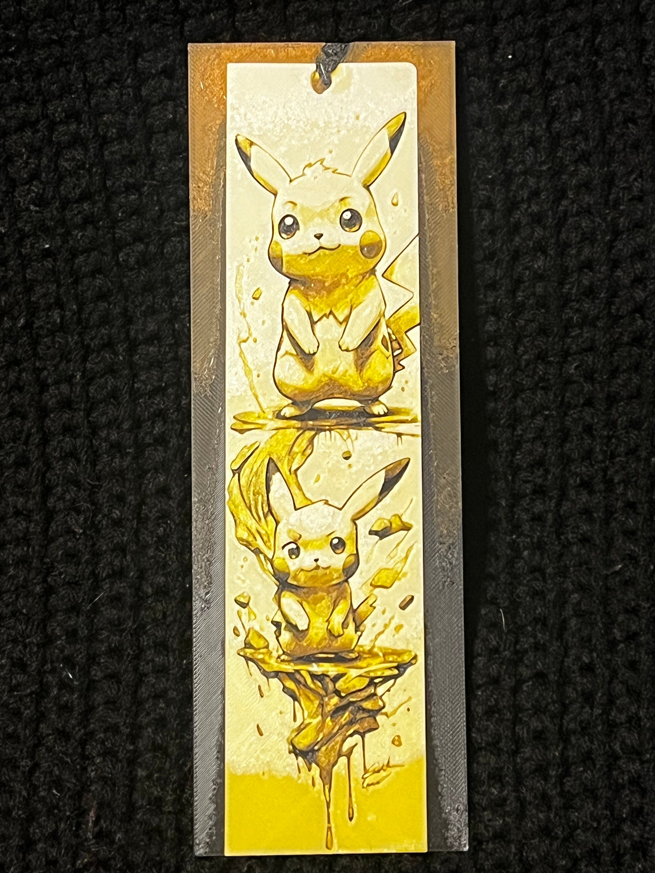Set of 3 3d Printed Fanart Pikachu Bookmarks 3D Printed - Etsy