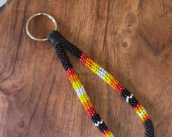 Seed Bead Keychain - Etsy