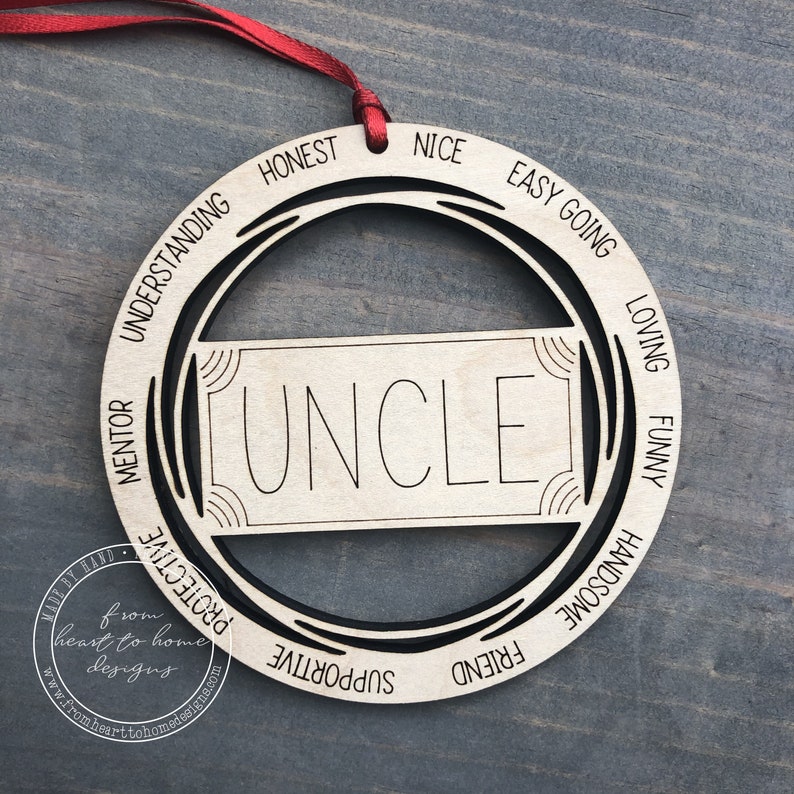 DIGITAL FILE ONLY Framed Uncle Laser Cut File/commercial | Etsy