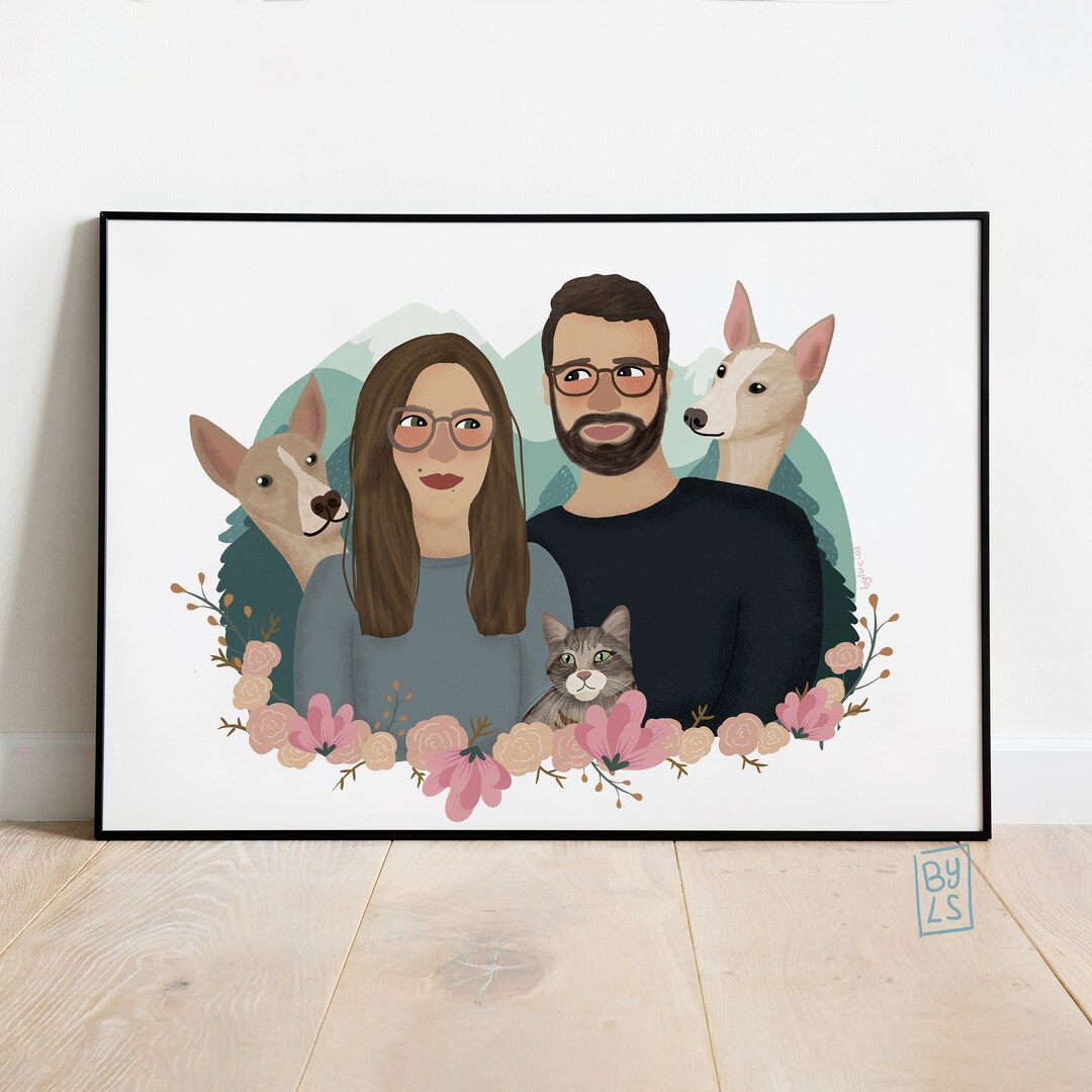 Personalized Birthday Gift | Personalized Portrait | Custom Portrait ...