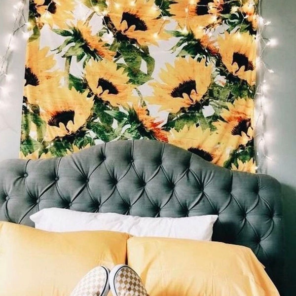 Sunflower Tapestry Etsy