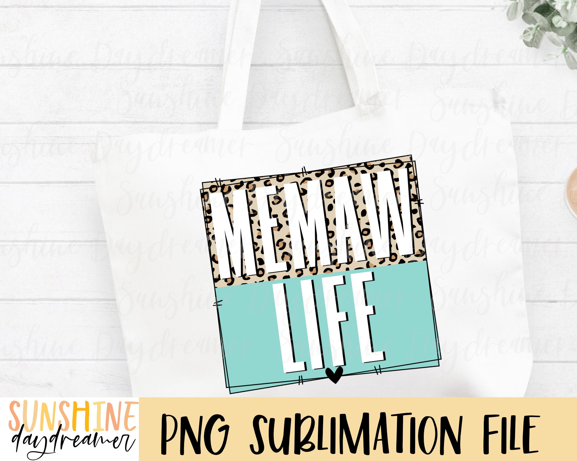 Memaw Sublimation PNG Designs: T-shirt Graphics Bundle (digital ...