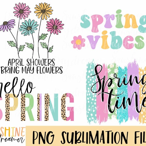 Floral Bouquet Png-spring Sublimation Digital Design - Etsy