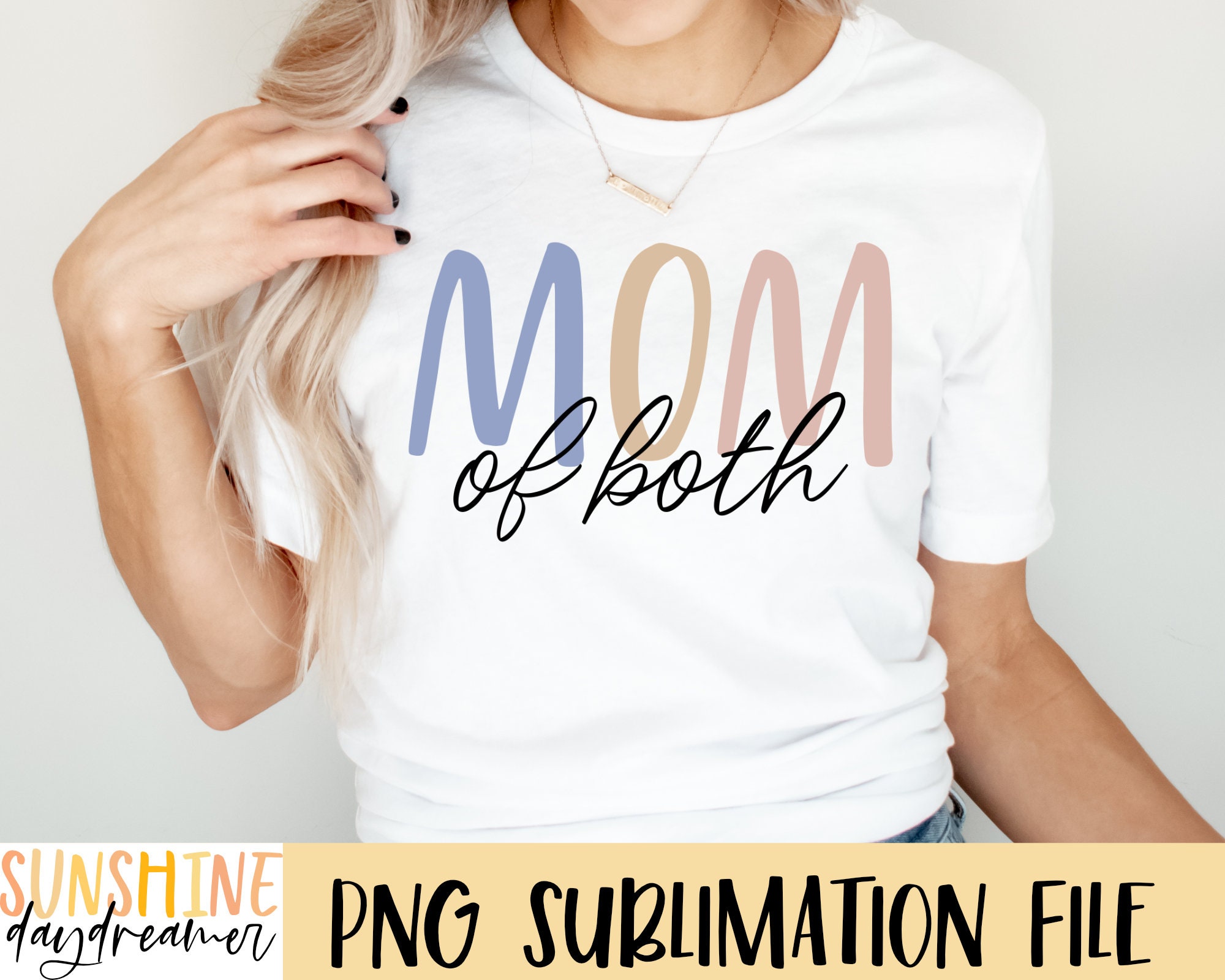 Mom of both sublimation PNG Mama shirt sublimation file Mom | Etsy
