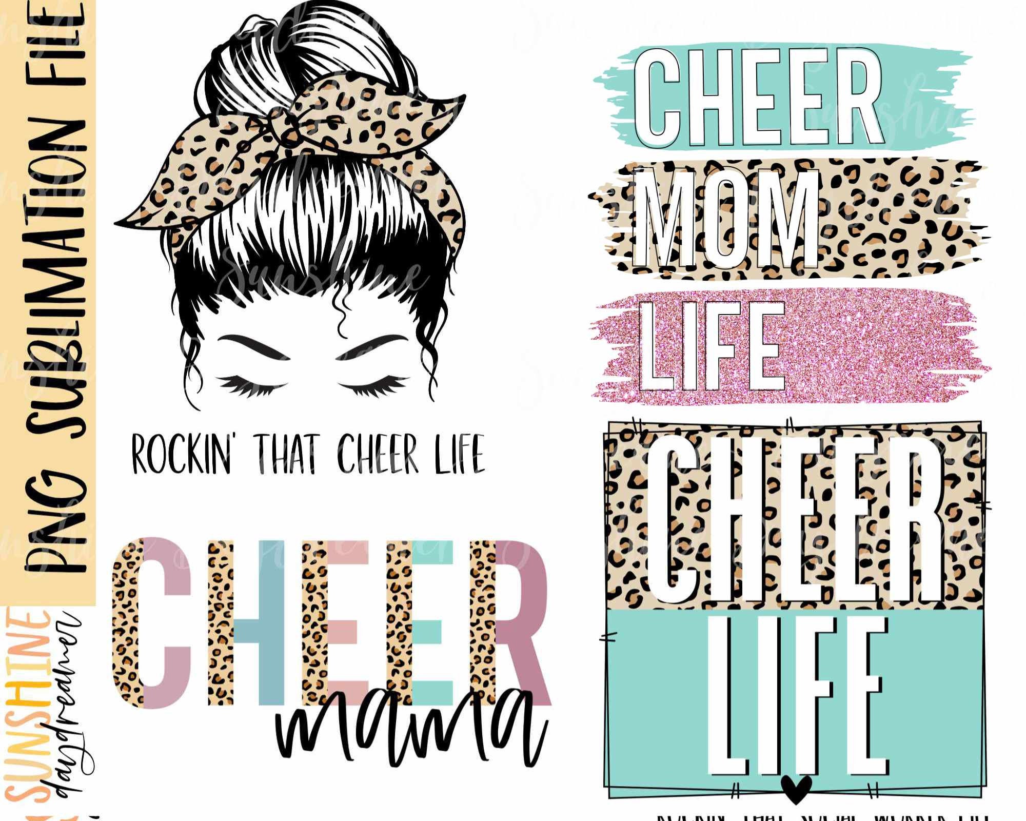 Cheer Sublimation PNG Cheer Bundle Sublimation File Cheer - Etsy