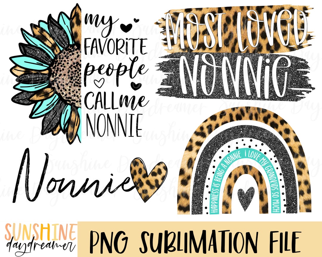 Nonnie Sublimation PNG Nonnie Bundle Sublimation File Nonnie - Etsy