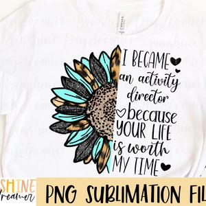 Activity Director Sublimation PNG, Activity Director Bundle Sublimation ...