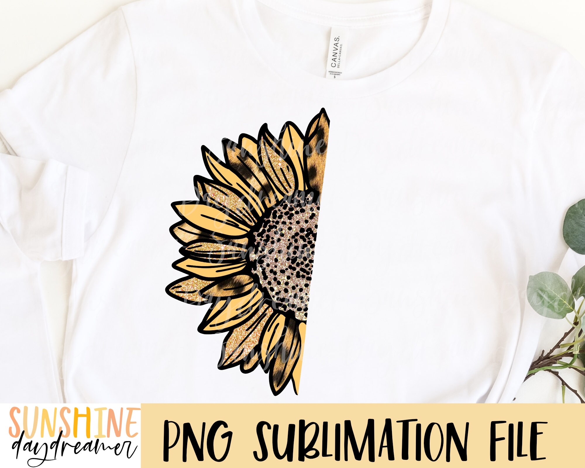 Sunflower Set Sublimation PNG Sunflower Background - Etsy