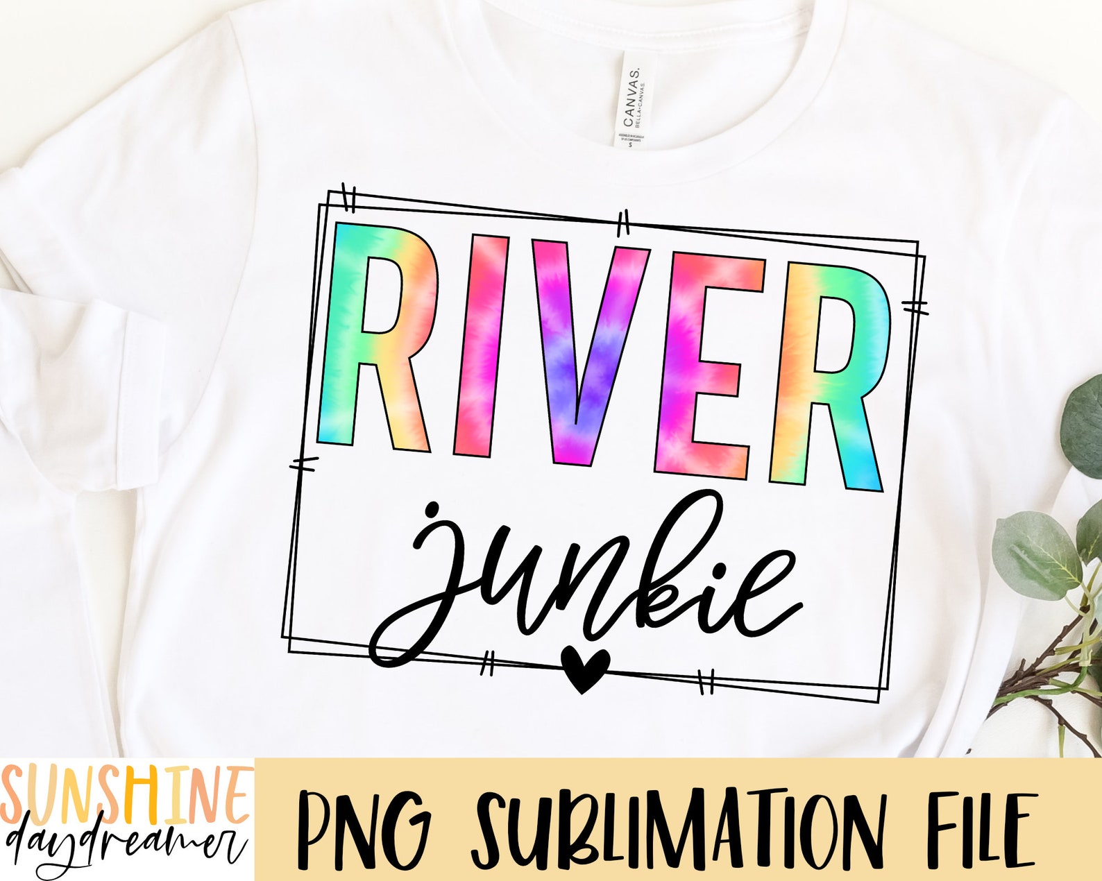 River Junkie Sublimation PNG River Life Sublimation File - Etsy