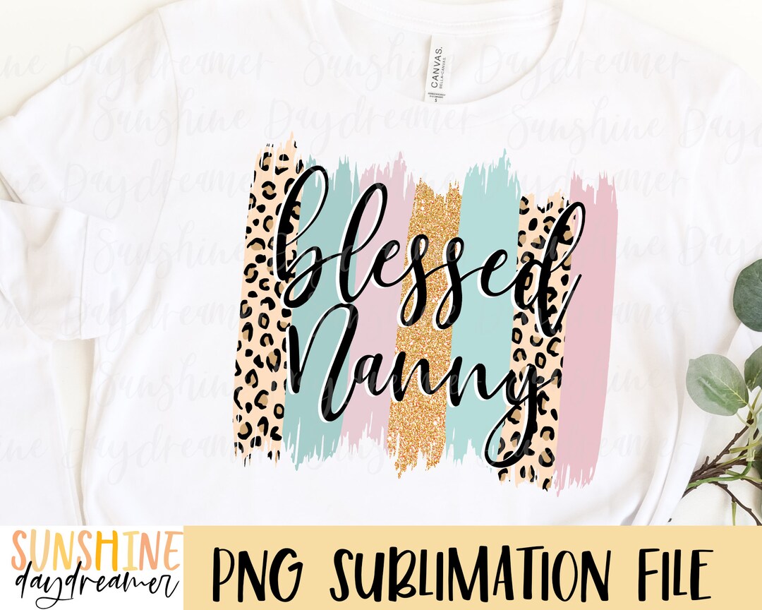 Nanny Sublimation PNG Paint Stroke Sublimation File Nanny - Etsy