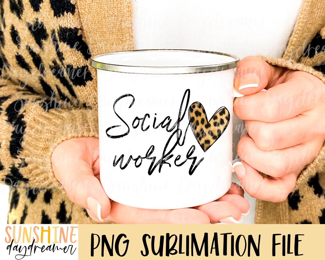 Social Worker Sublimation PNG Social Worker Bundle - Etsy
