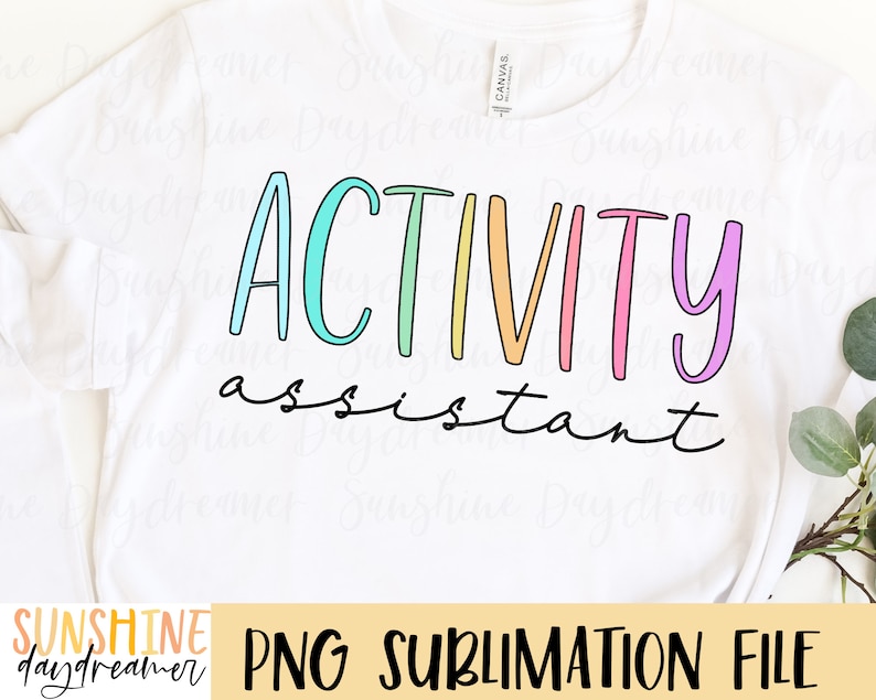 Activity Assistant Sublimation PNG Bundle Pastel Leopard (digital ...