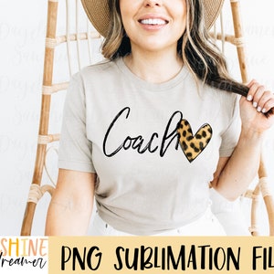Coach Sublimation PNG, Coach Bundle Sublimation File, Cheer Coach Shirt ...