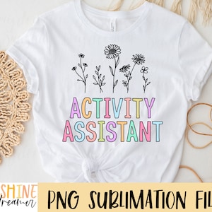 Activity Assistant Sublimation PNG Bundle Pastel Leopard (digital ...