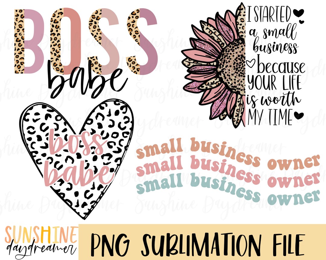 Small Business Owner Sublimation PNG Bundle (digital Download) - Etsy